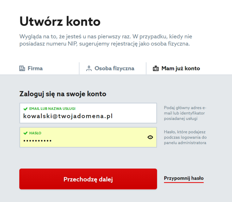 How to create an account and become a home.pl customer? » Pomoc | home.pl