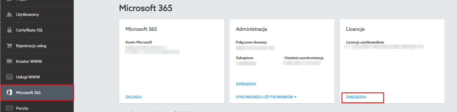 Jak kupić nowy plan i dodać do niego licencje lub zwiększyć ilość ...