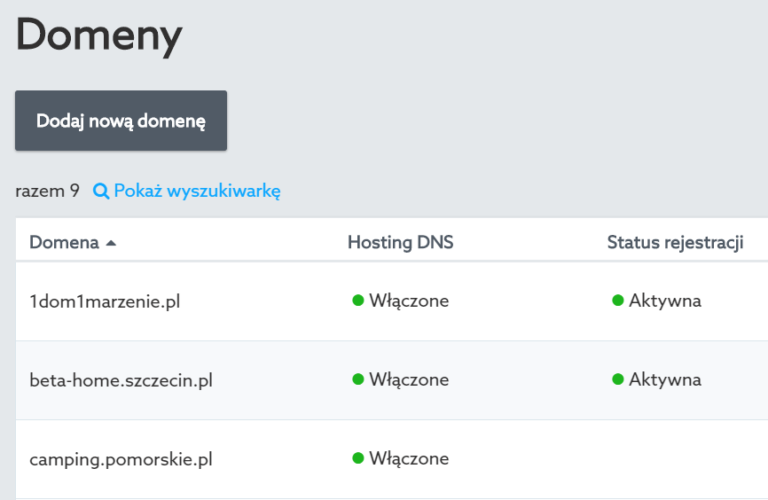 Jak przełączyć domenę na serwery DNS home.pl? » Pomoc | home.pl