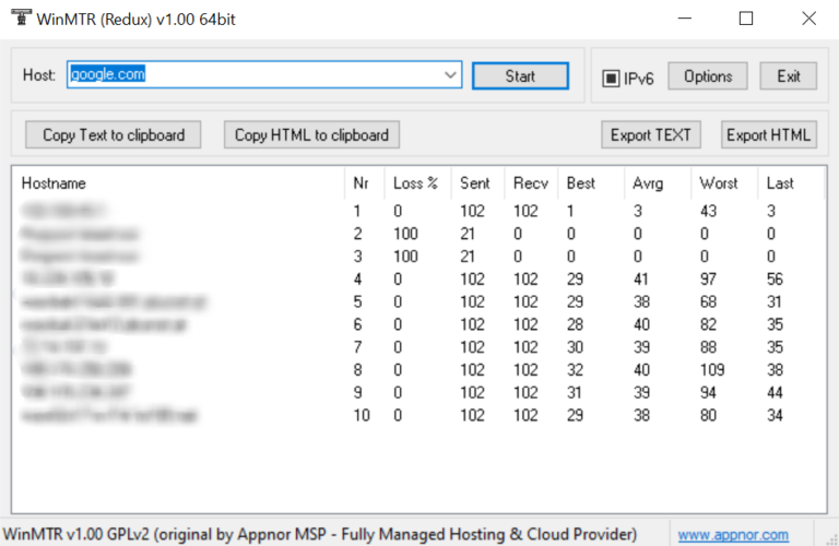 Jak wykonać test MTR w systemach Windows, Linux i Mac OS? » Pomoc | home.pl